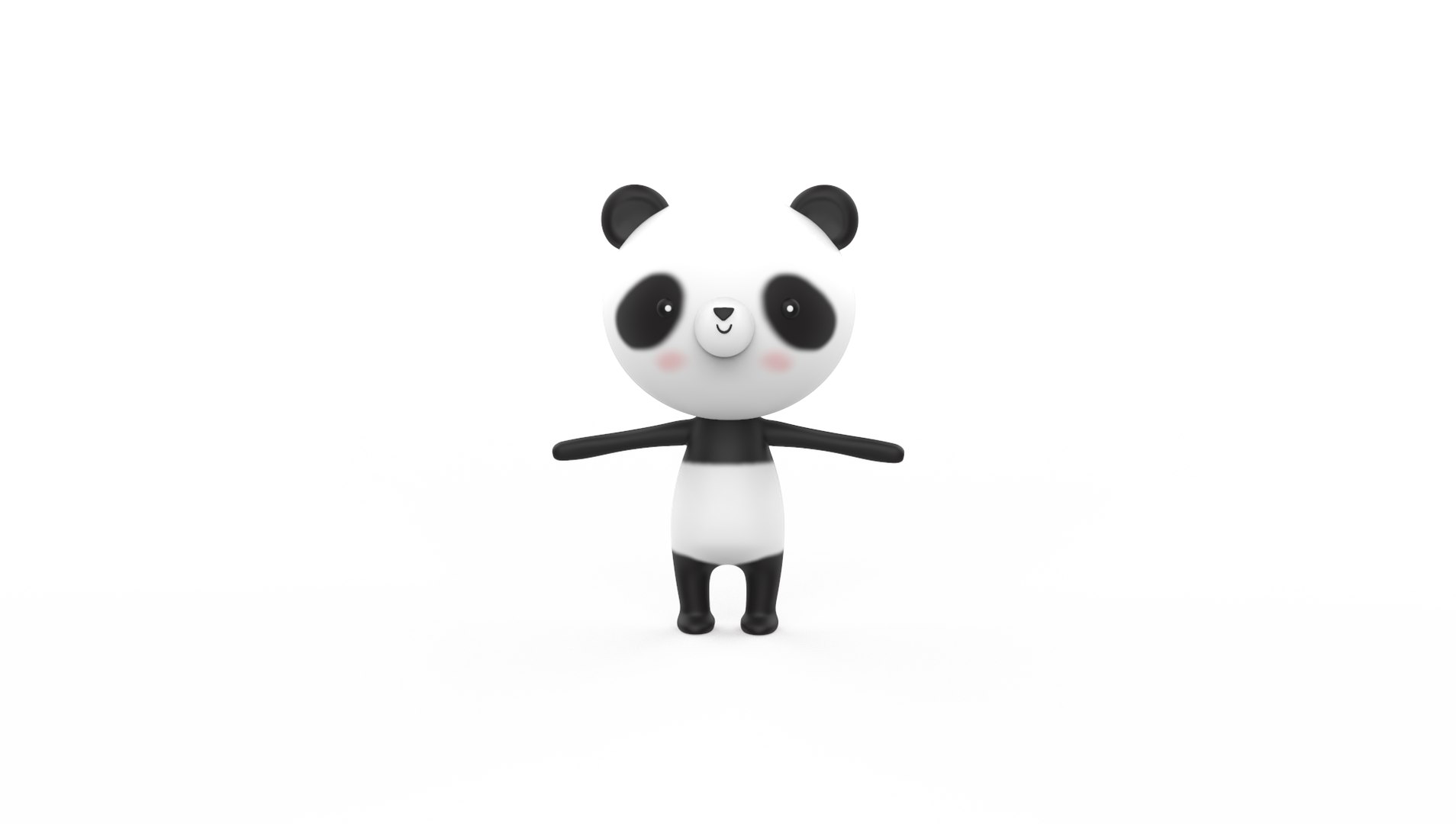 3D Stylized Character 001 Panda model - TurboSquid 2170990