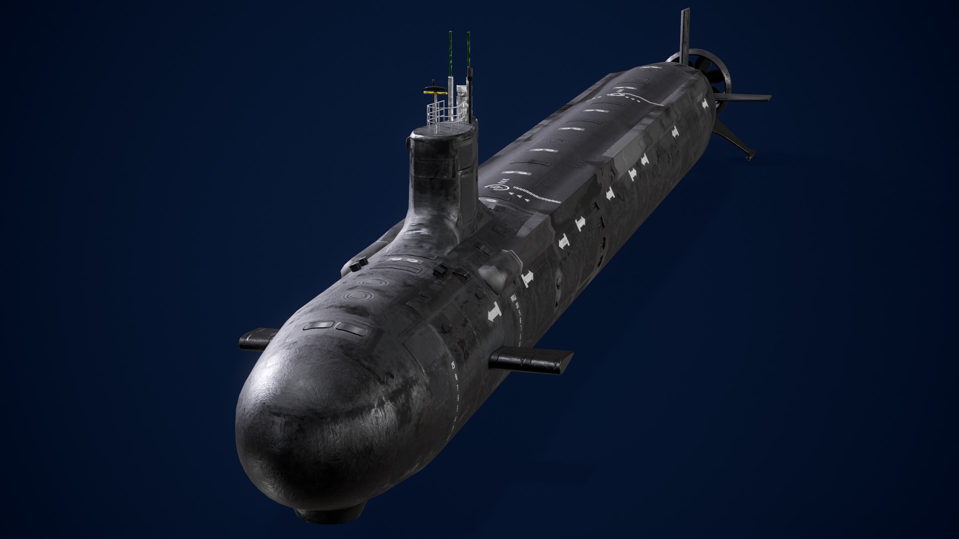 3D USS Oregon SSN-793 Virginia-Class Submarine - TurboSquid 1891353