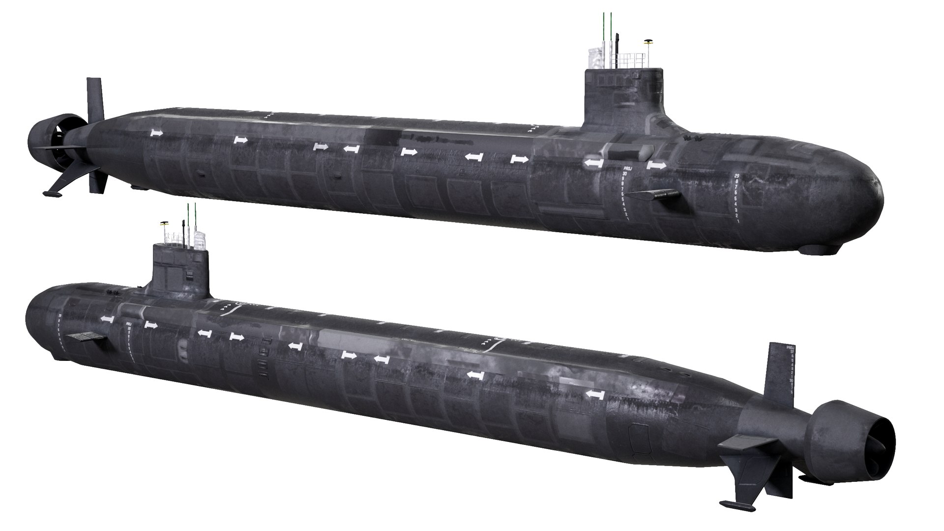 3D USS Oregon SSN-793 Virginia-Class Submarine - TurboSquid 1891353