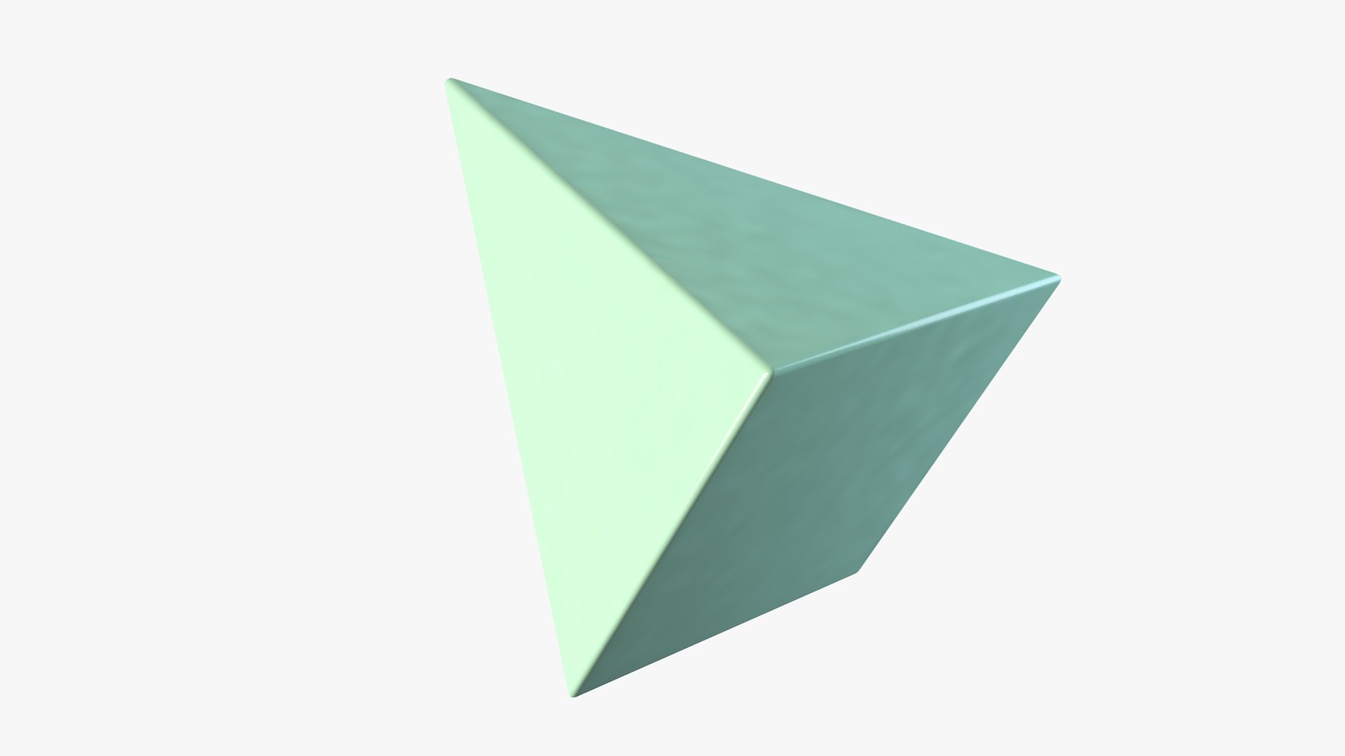 Mint Green Pyramid 3D Model - TurboSquid 2170027