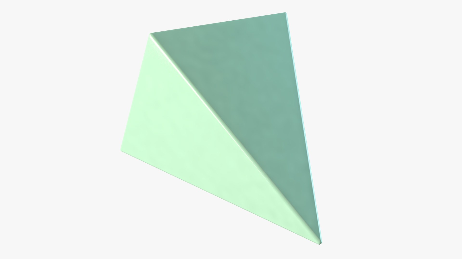Mint Green Pyramid 3D Model - TurboSquid 2170027