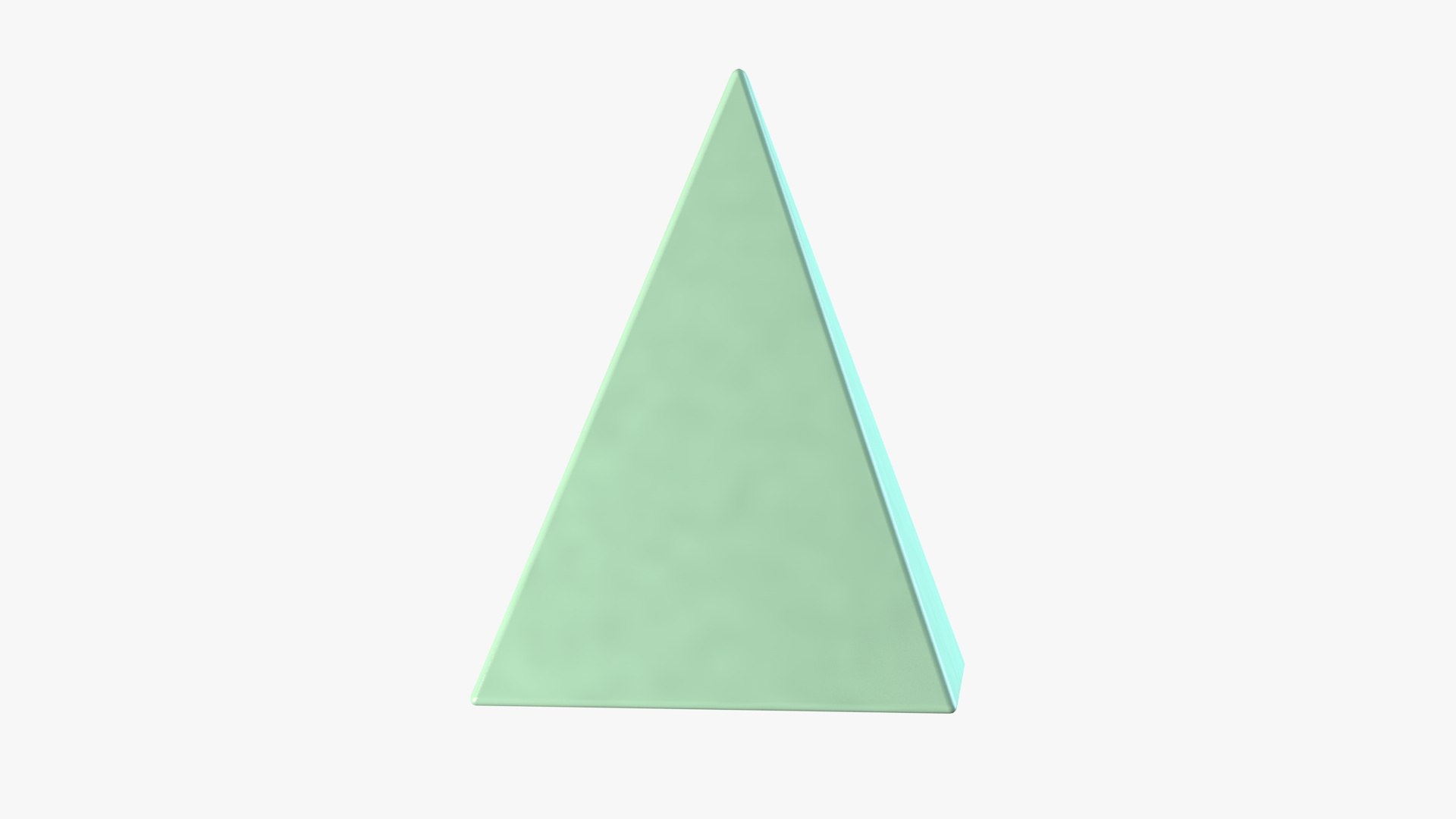 Mint Green Pyramid 3D Model - TurboSquid 2170027