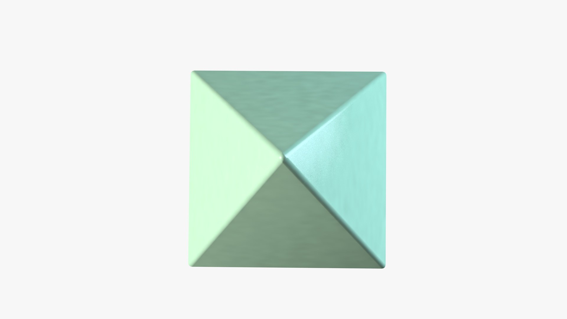 Mint Green Pyramid 3D Model - TurboSquid 2170027