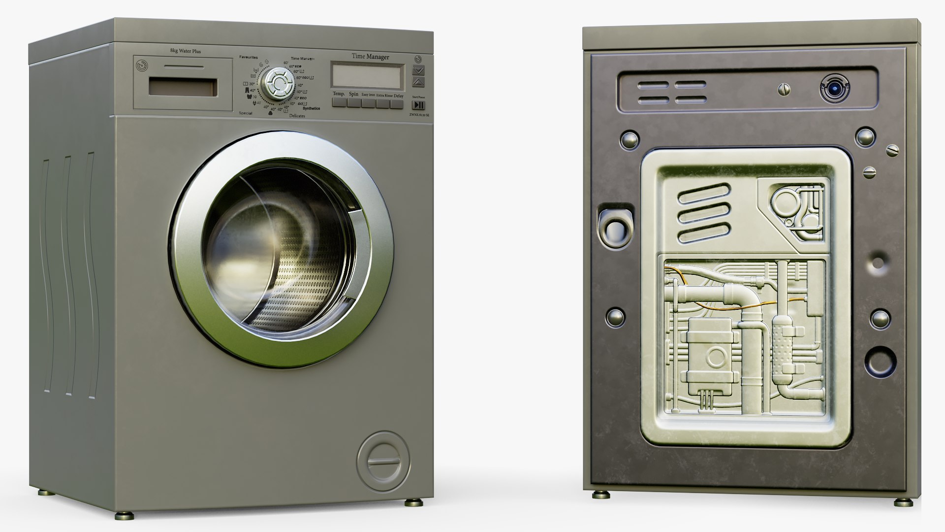 Washing Machine PBR Game Ready 3D - TurboSquid 2294625