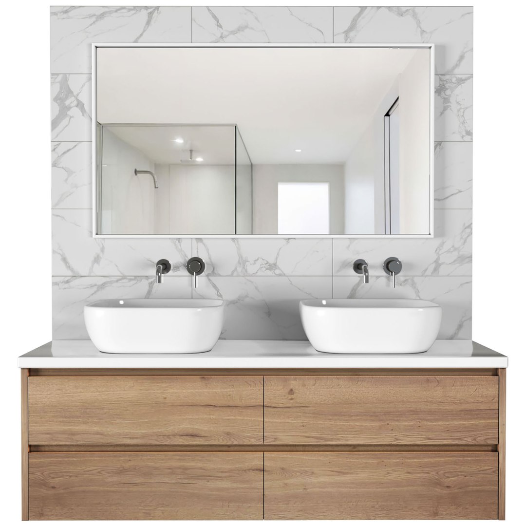 3D Bathroom furniture Cabinet with washbasins - TurboSquid 2044623