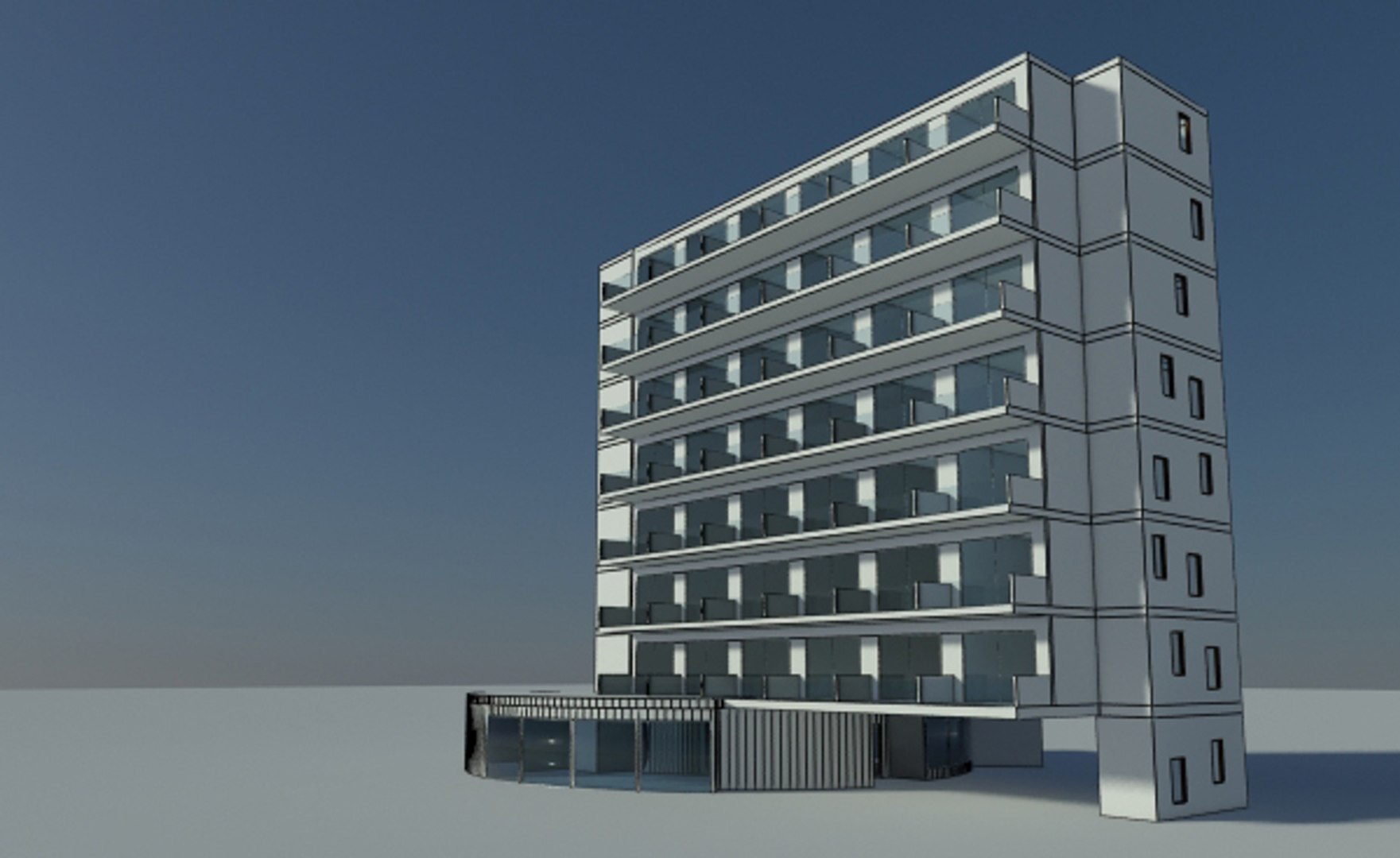 3d Hotel Architecture