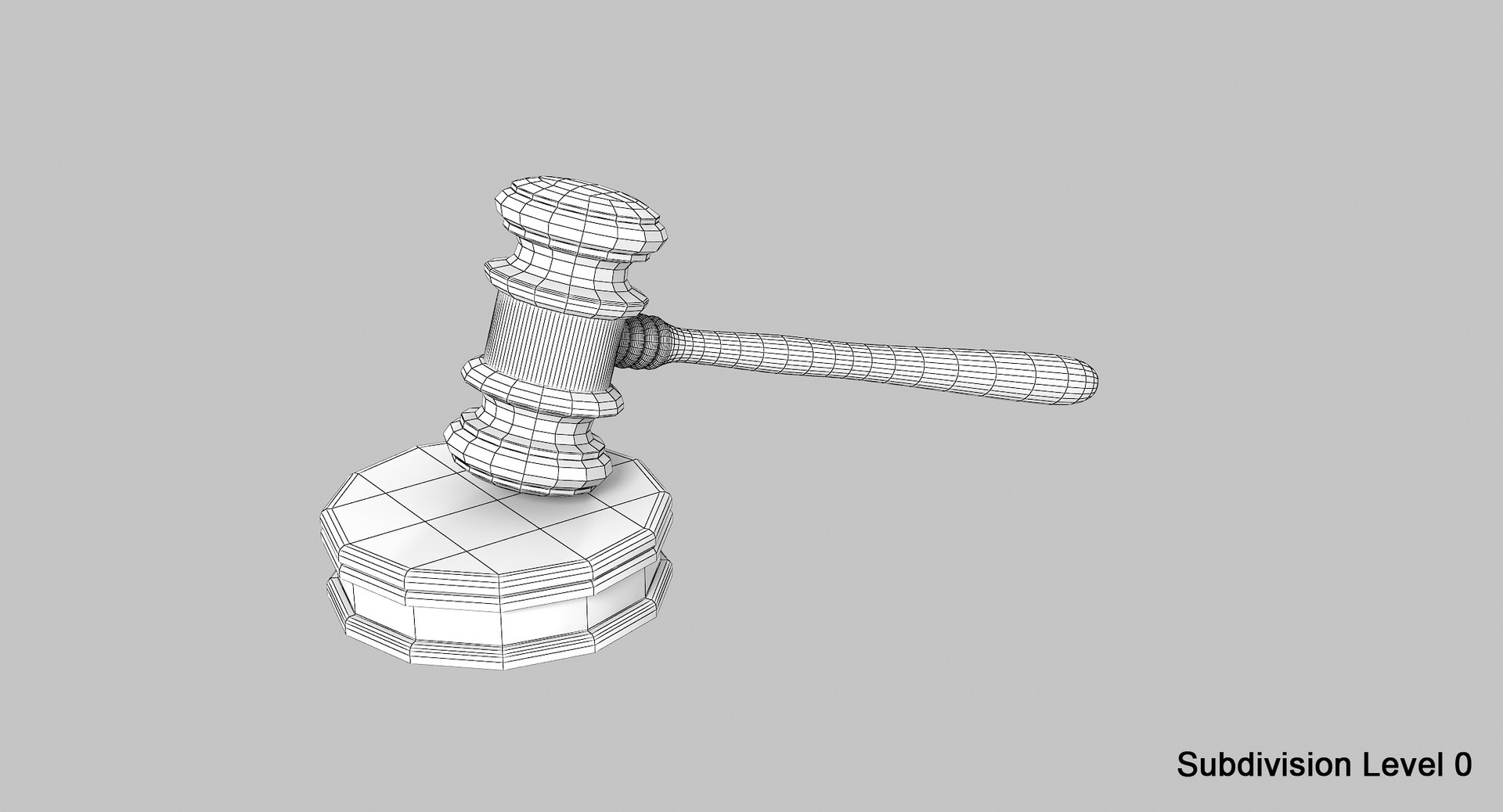 3d Model Gavel