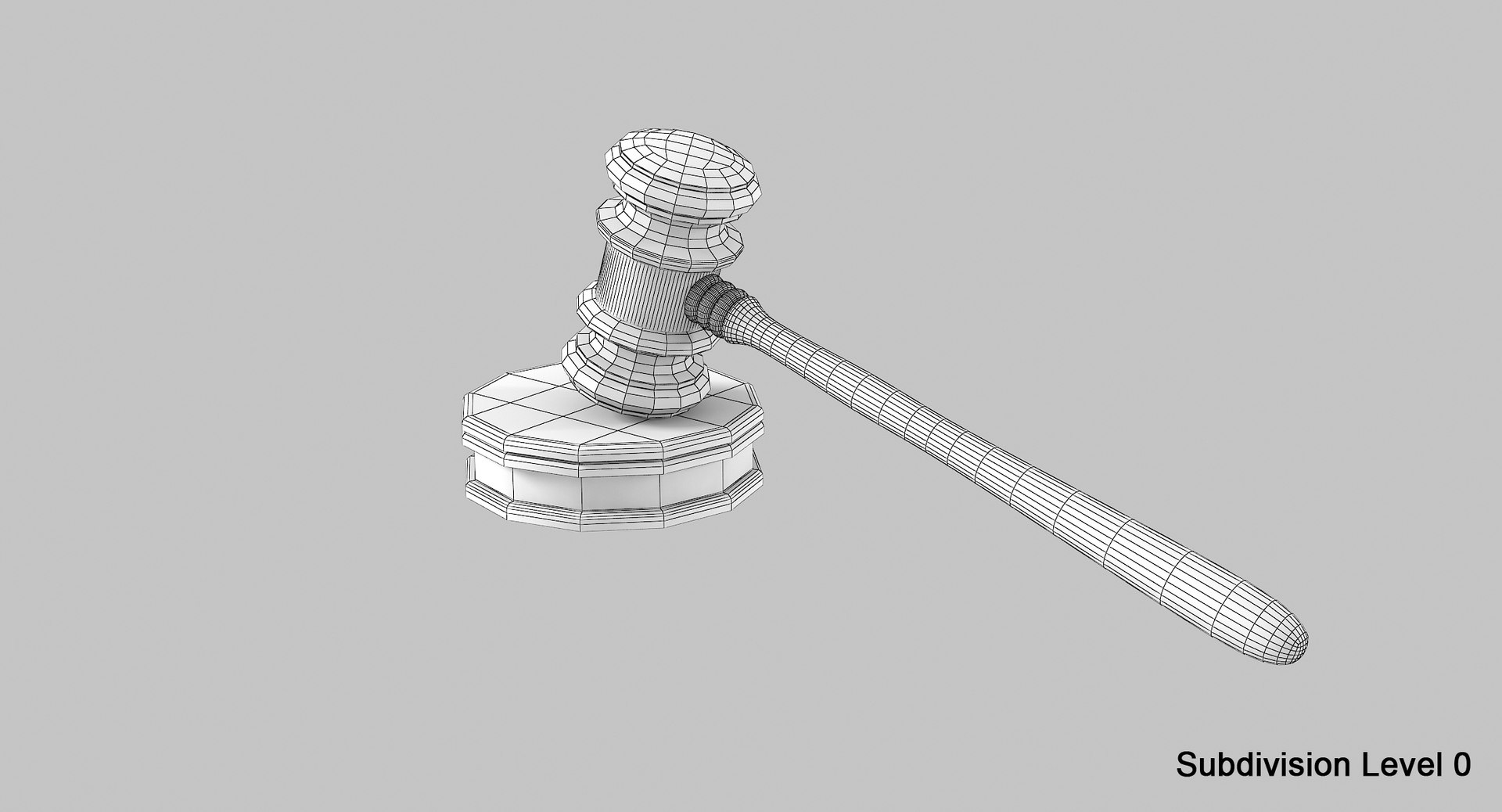 3d Model Gavel