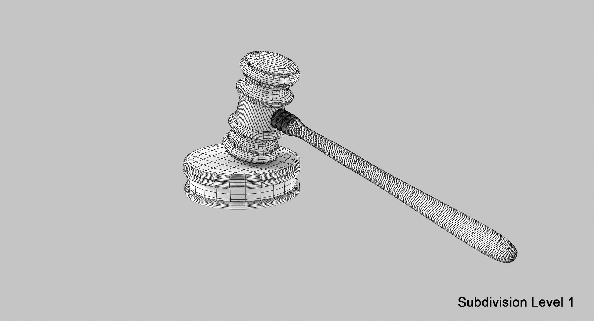 3d Model Gavel