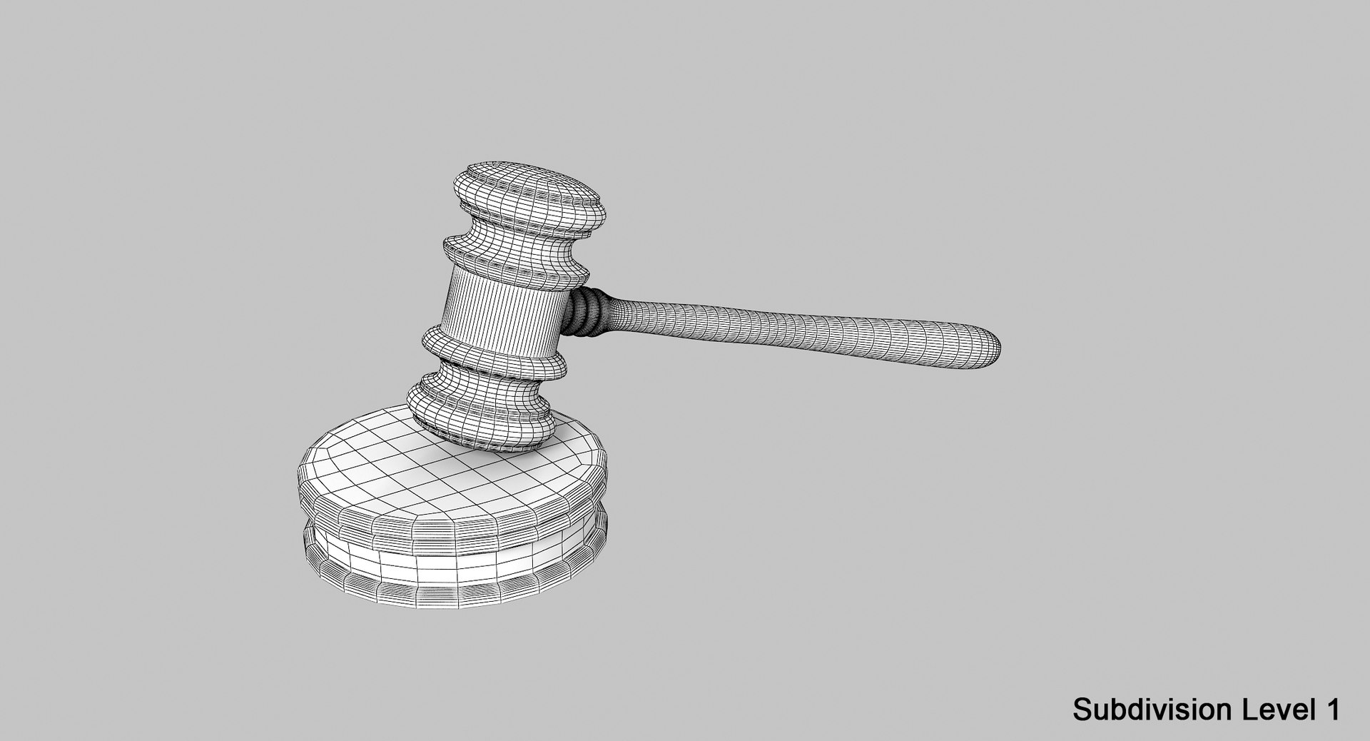 3d Model Gavel