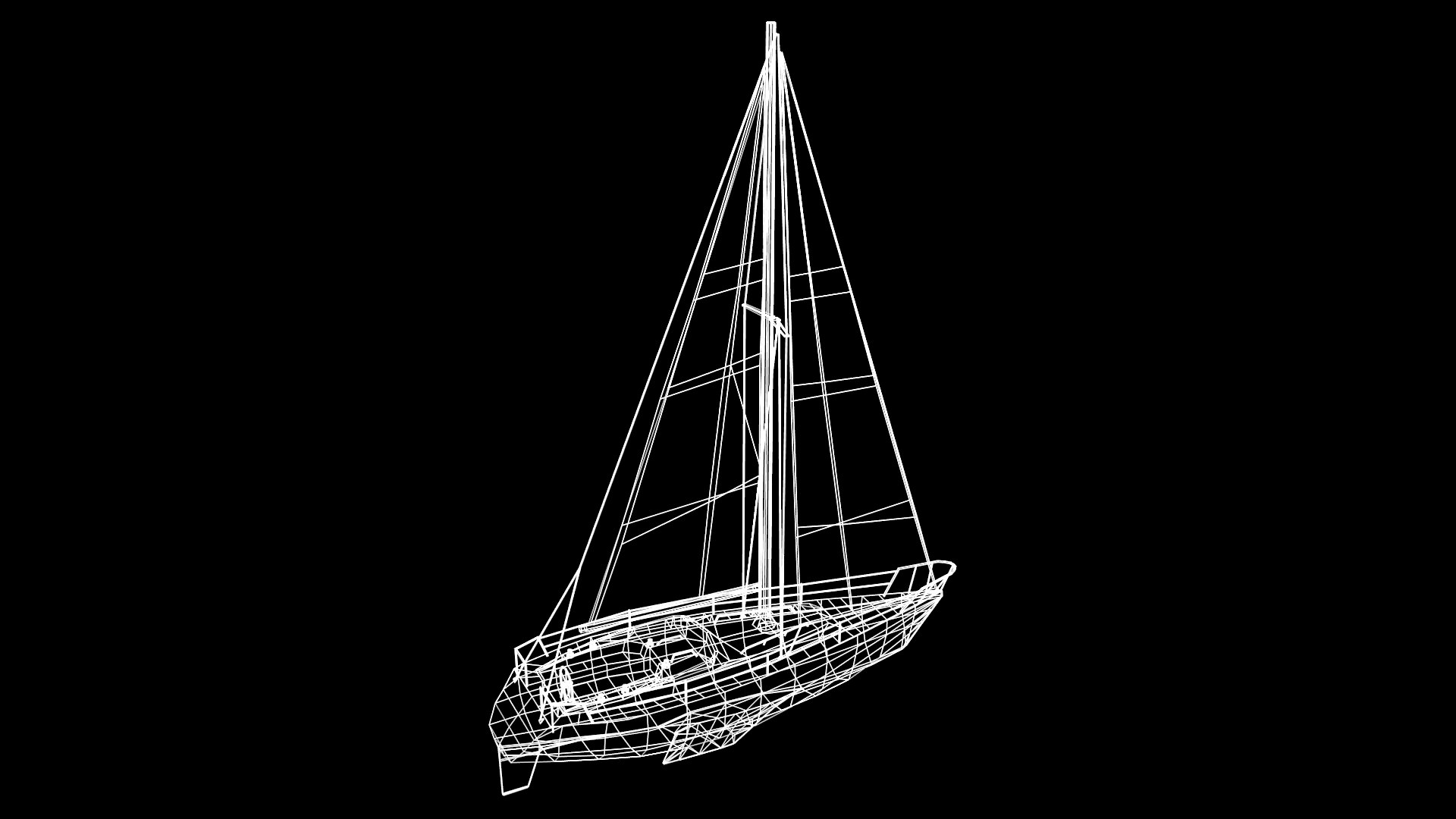3D Model Modern SailBoat - TurboSquid 1997022