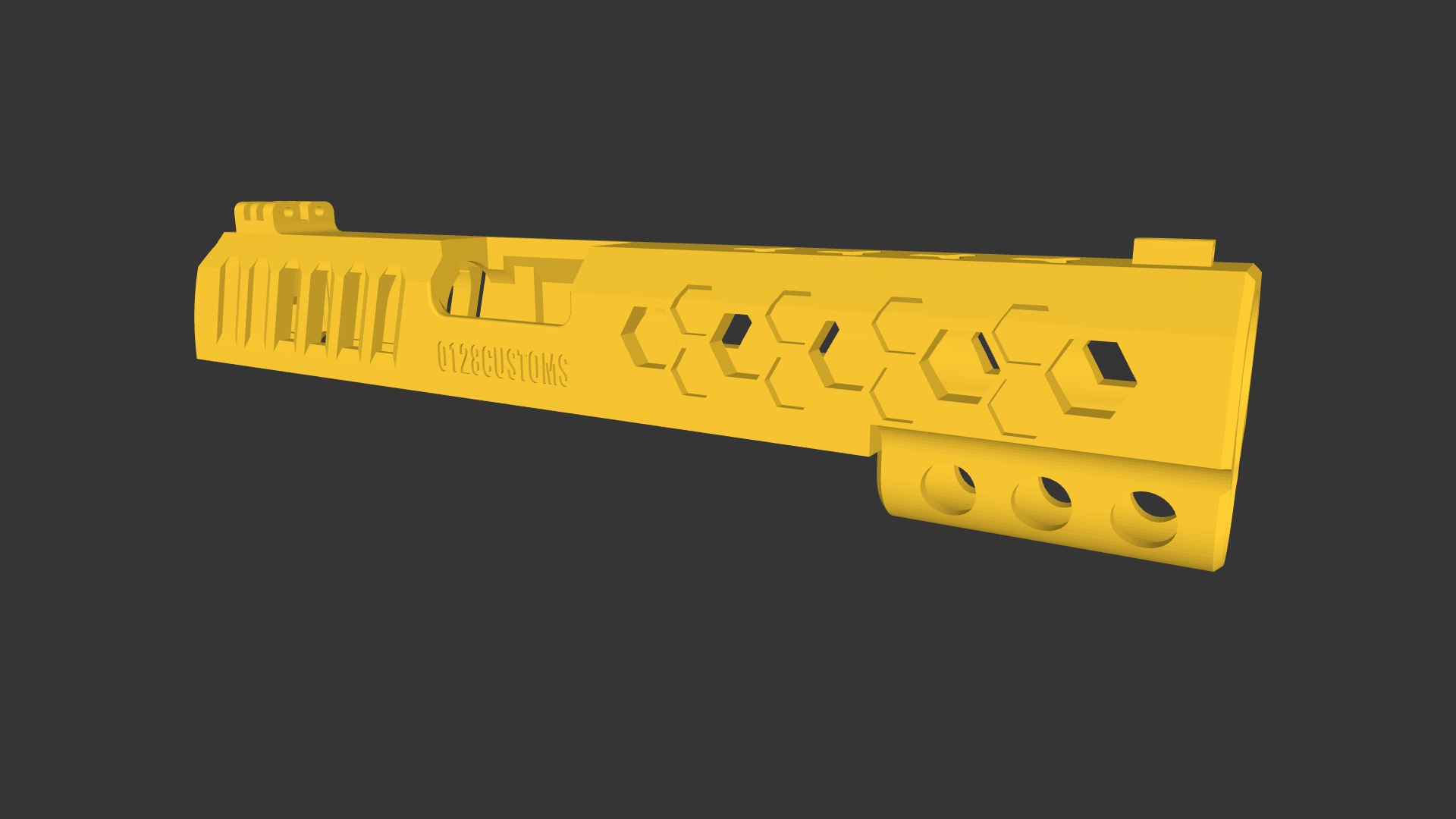 Hi Capa 5-1 Custom Slide for Tokyo Marui 3D model - TurboSquid 2103613