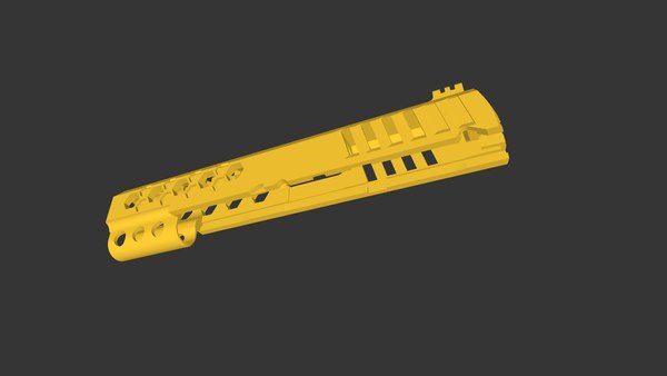 modelo 3d Hi Capa 5-1 Custom Slide for Tokyo Marui - TurboSquid 2103613