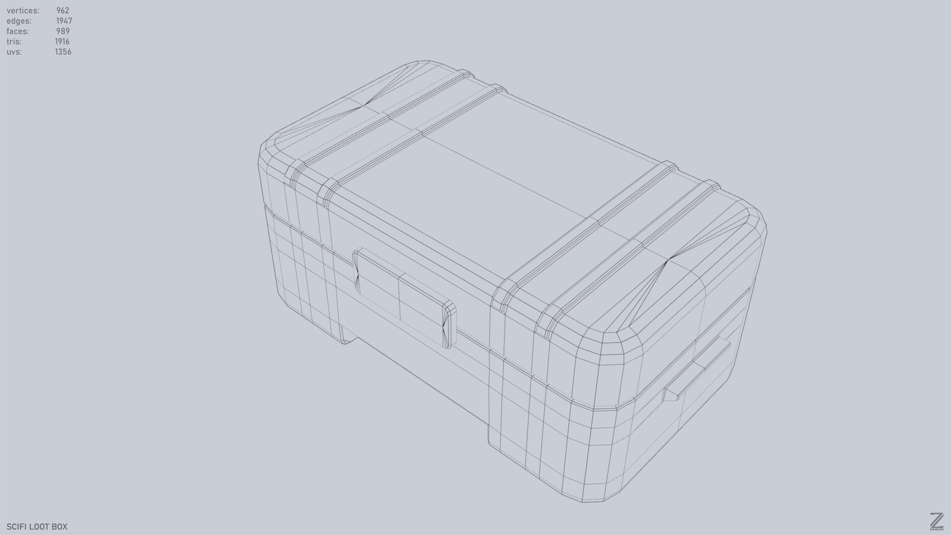 Scifi Loot Box Collection Model - TurboSquid 2429701