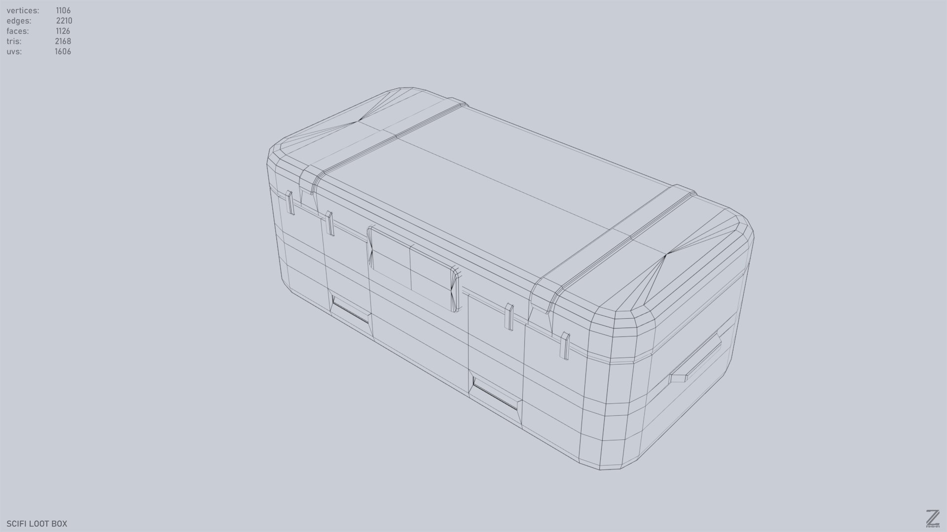 Scifi Loot Box Collection Model - TurboSquid 2429701