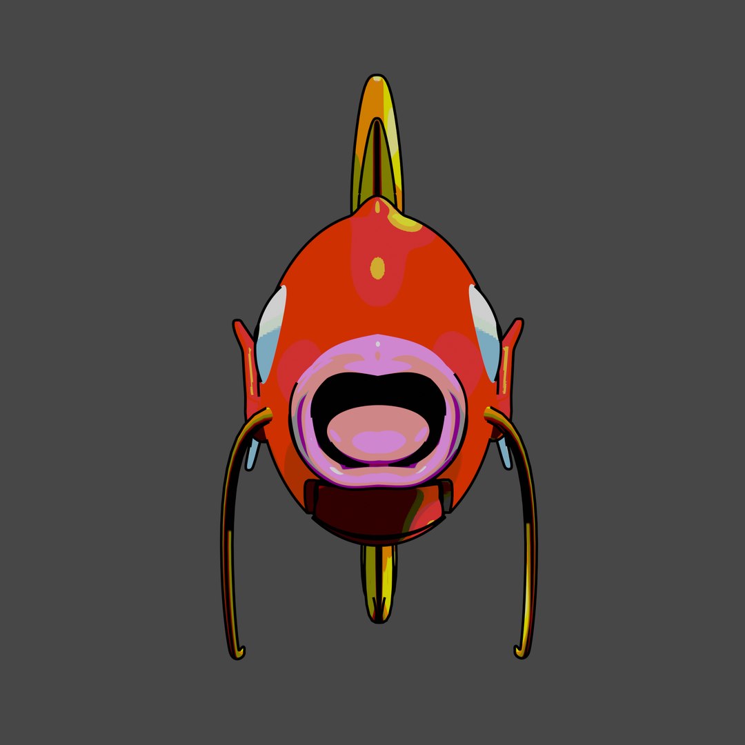 Pokemon Magikarp 3D Model - TurboSquid 1471638