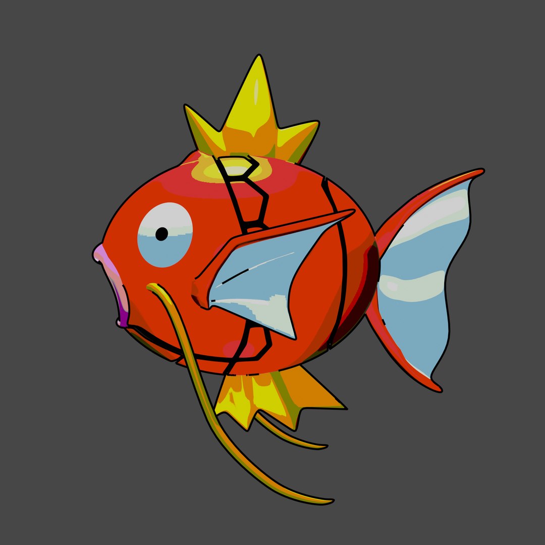 Pokemon Magikarp 3D Model - TurboSquid 1471638