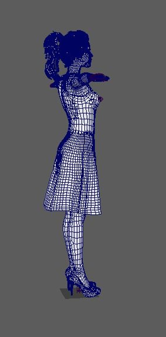 3D Jennifer Lawrence 3D Model - Hyper Realistic - Low Poly 3D Model ...