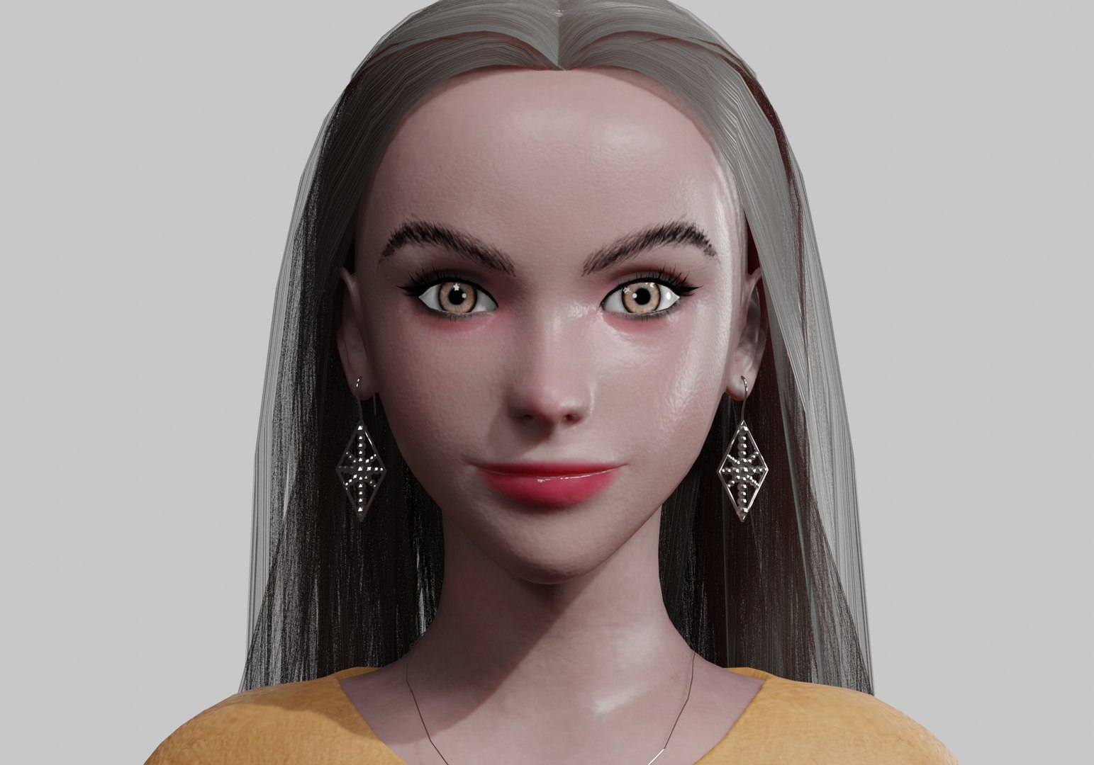 Pretty Stylized Woman V30919 3D - TurboSquid 2279510