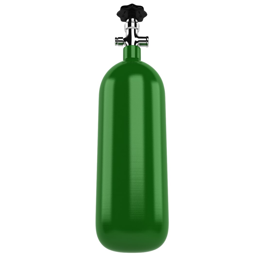 3dsmax Oxygen Cylinder