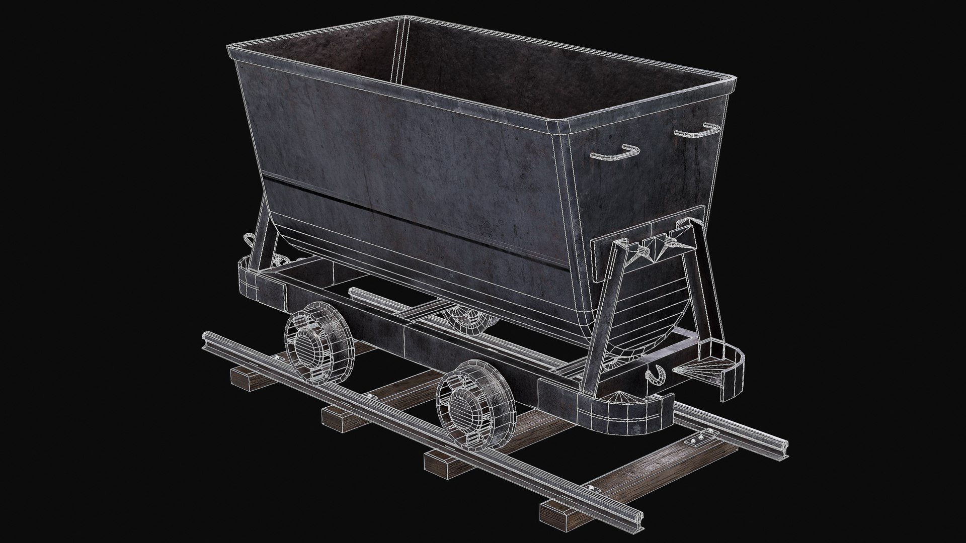 3D Mine Trolley - TurboSquid 2066825