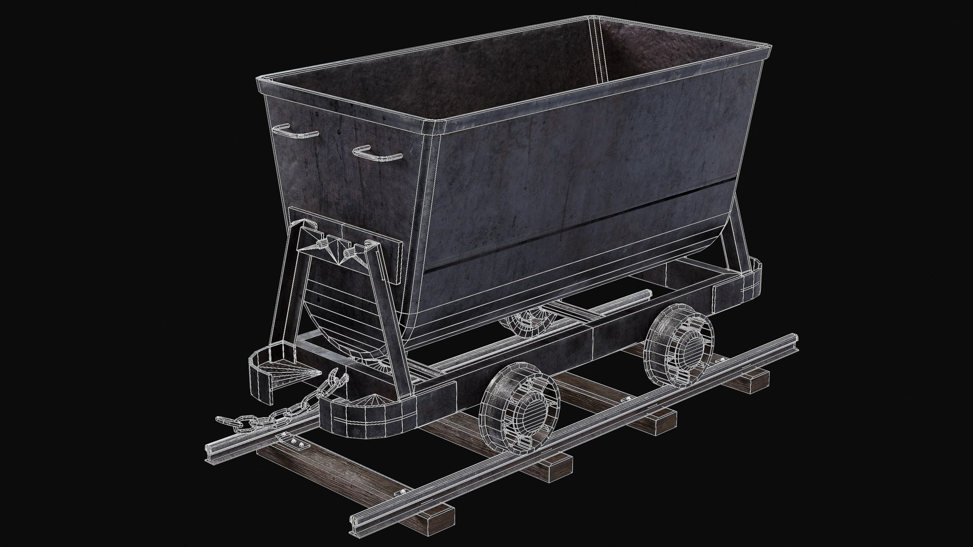 3D Mine Trolley - TurboSquid 2066825