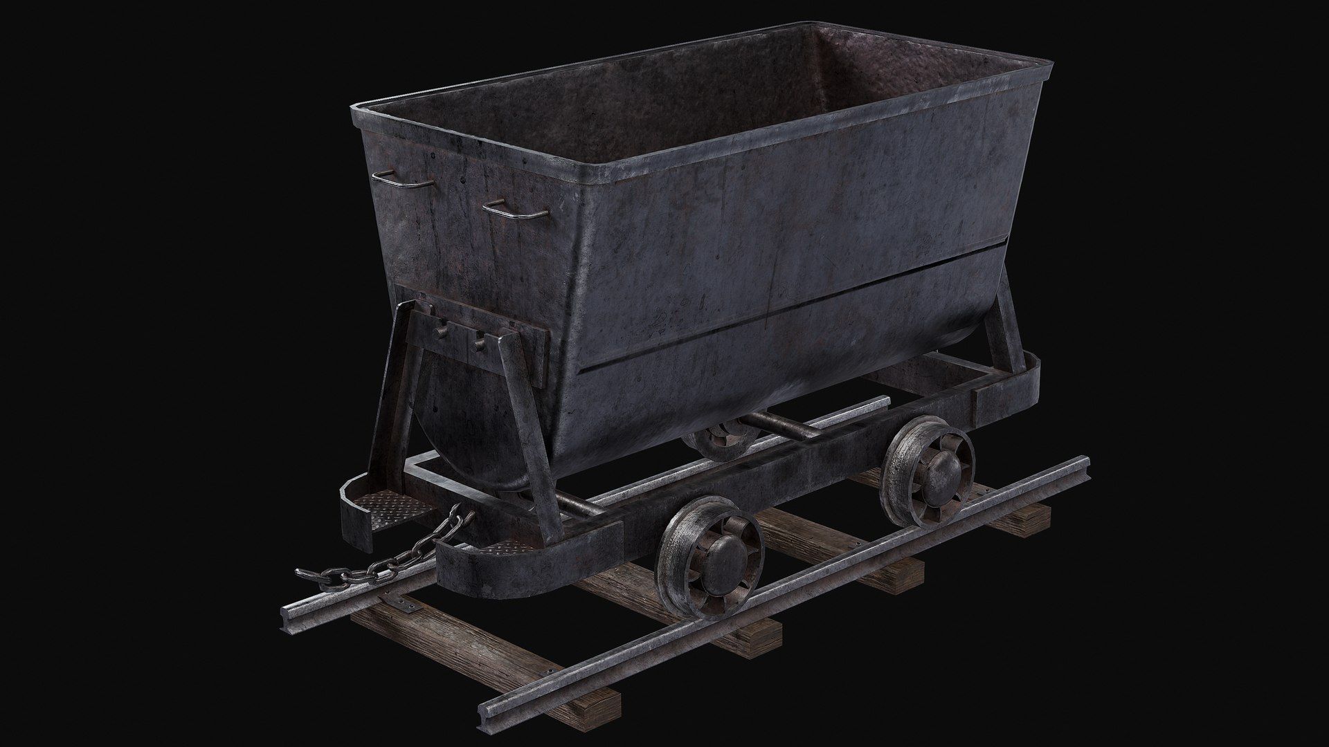 3D Mine Trolley - TurboSquid 2066825