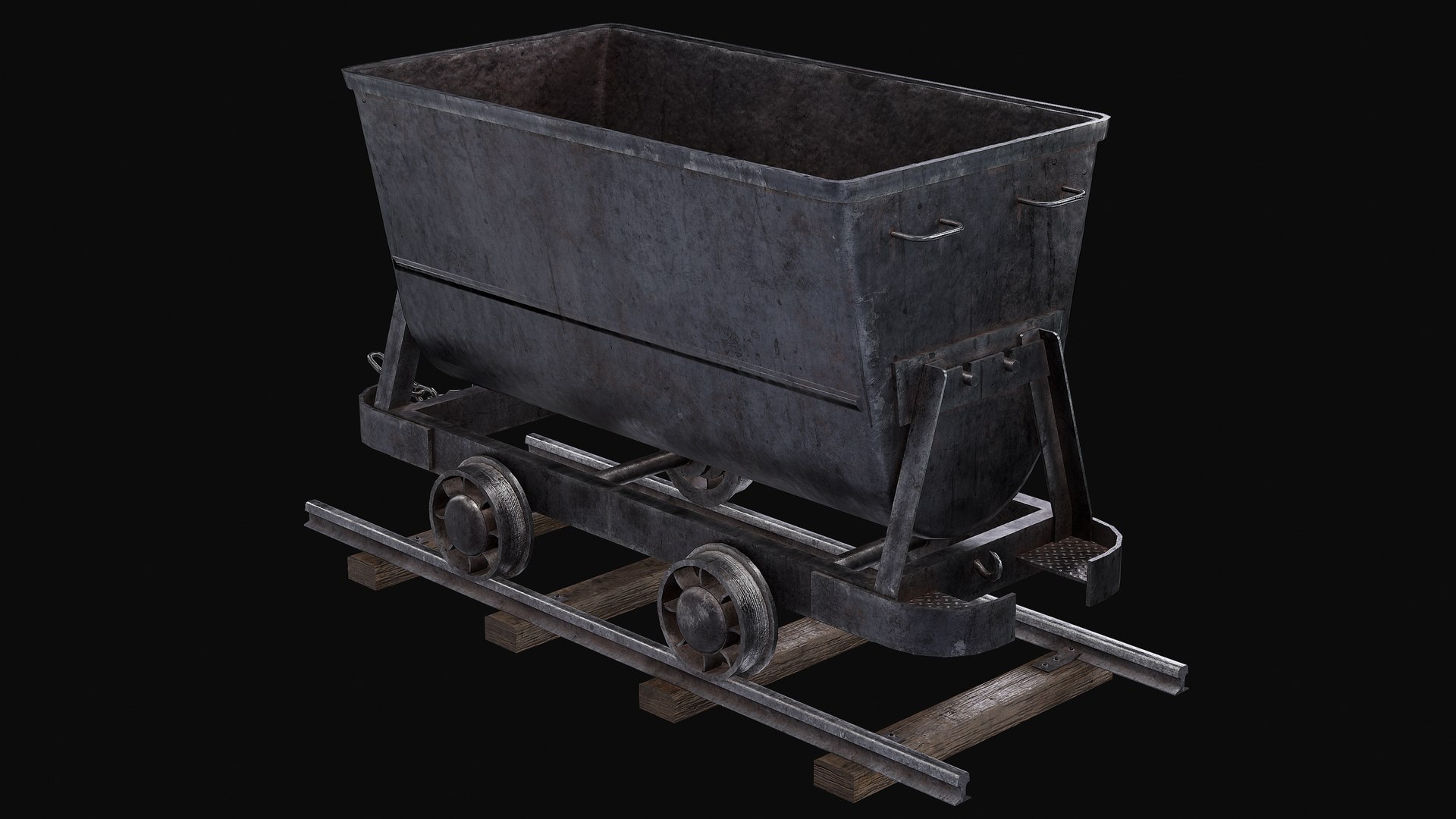 3D Mine Trolley - TurboSquid 2066825