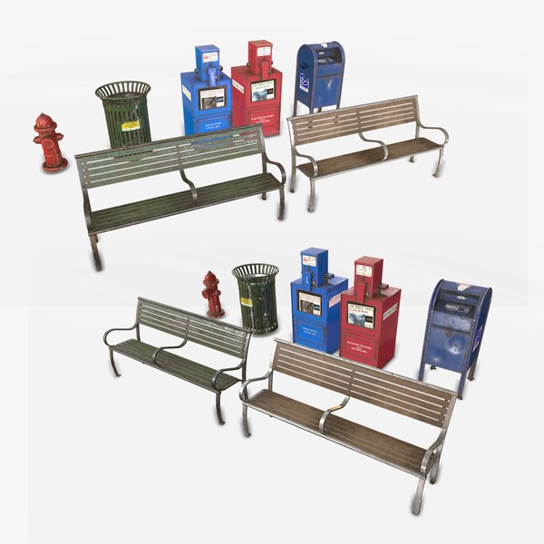 Park Bench Blender Models for Download | TurboSquid