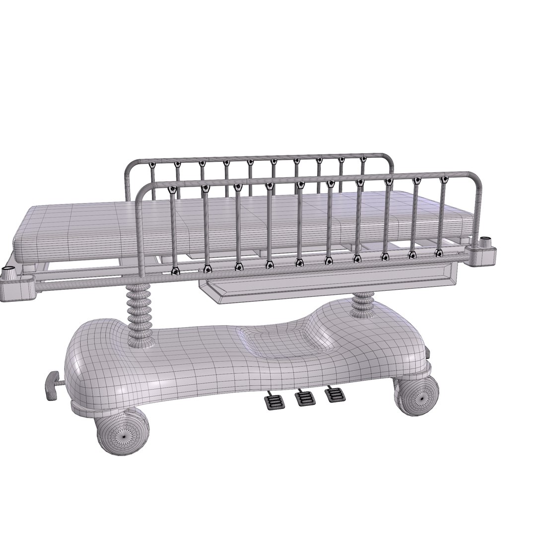 Stretcher 02 3D Model - TurboSquid 2130964