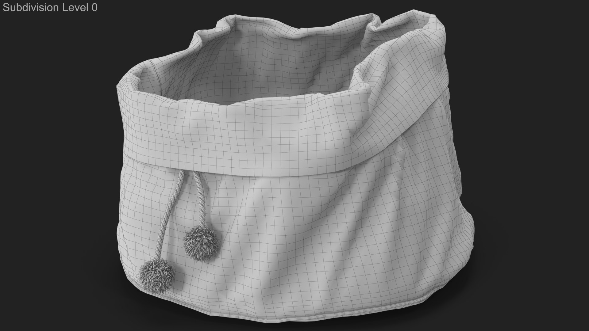 3D Model Santa Claus Open Bag - TurboSquid 2204647