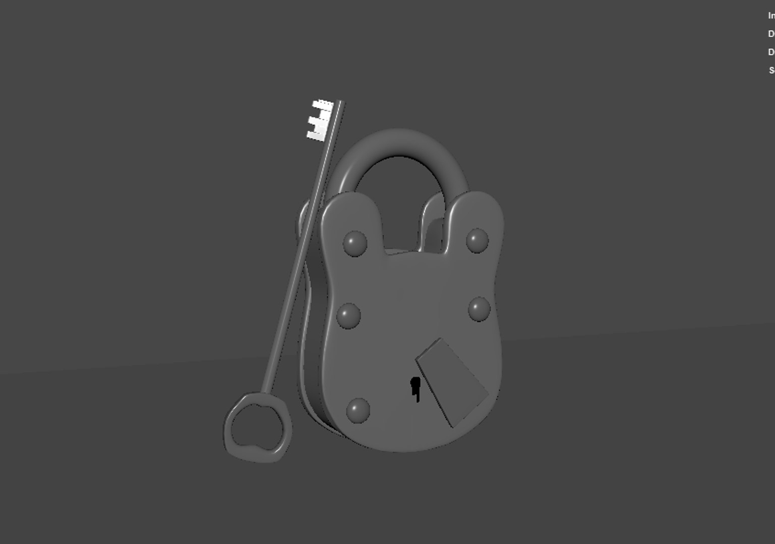 3D Model Key Lock - TurboSquid 1485687