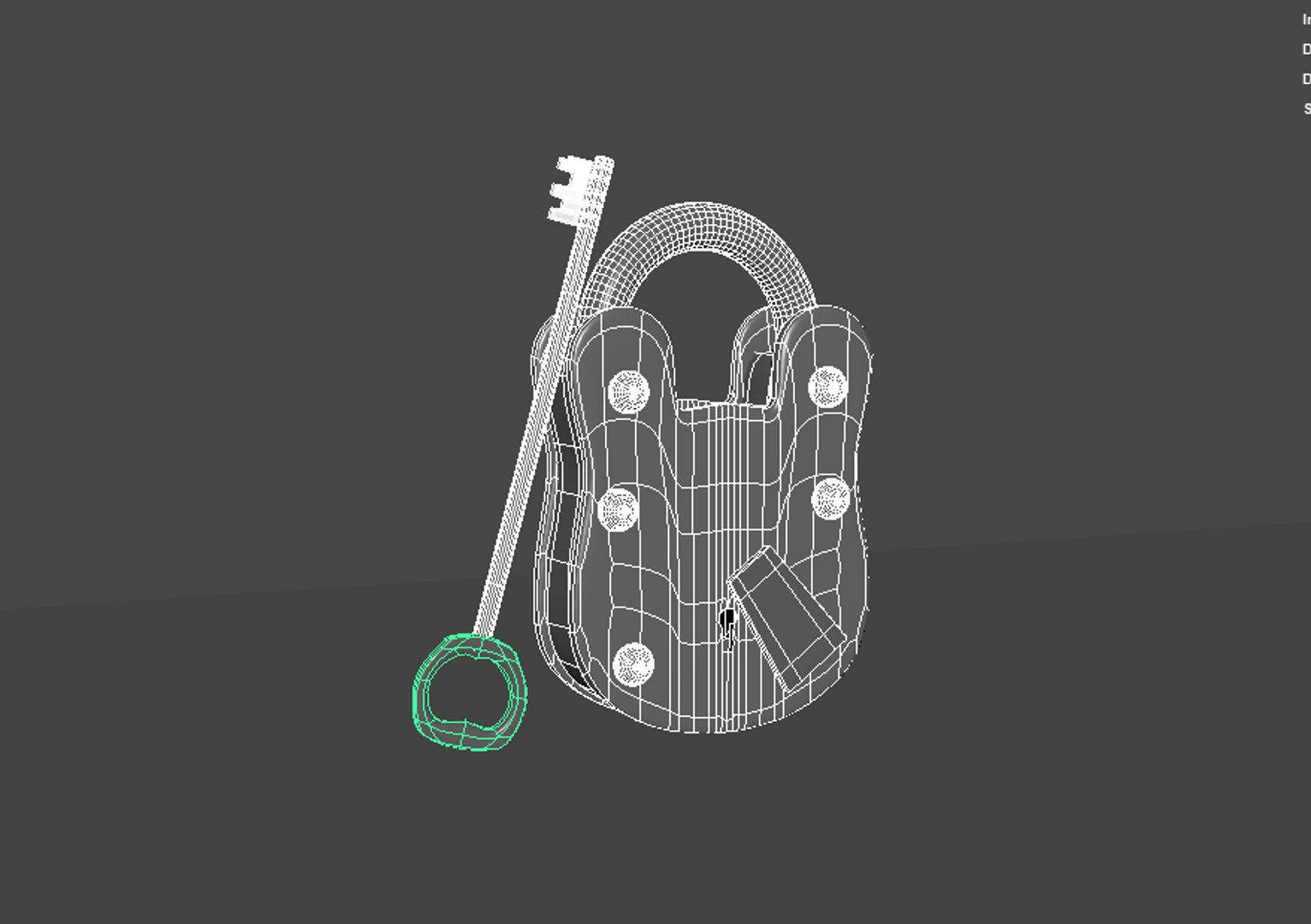 3D Model Key Lock - TurboSquid 1485687