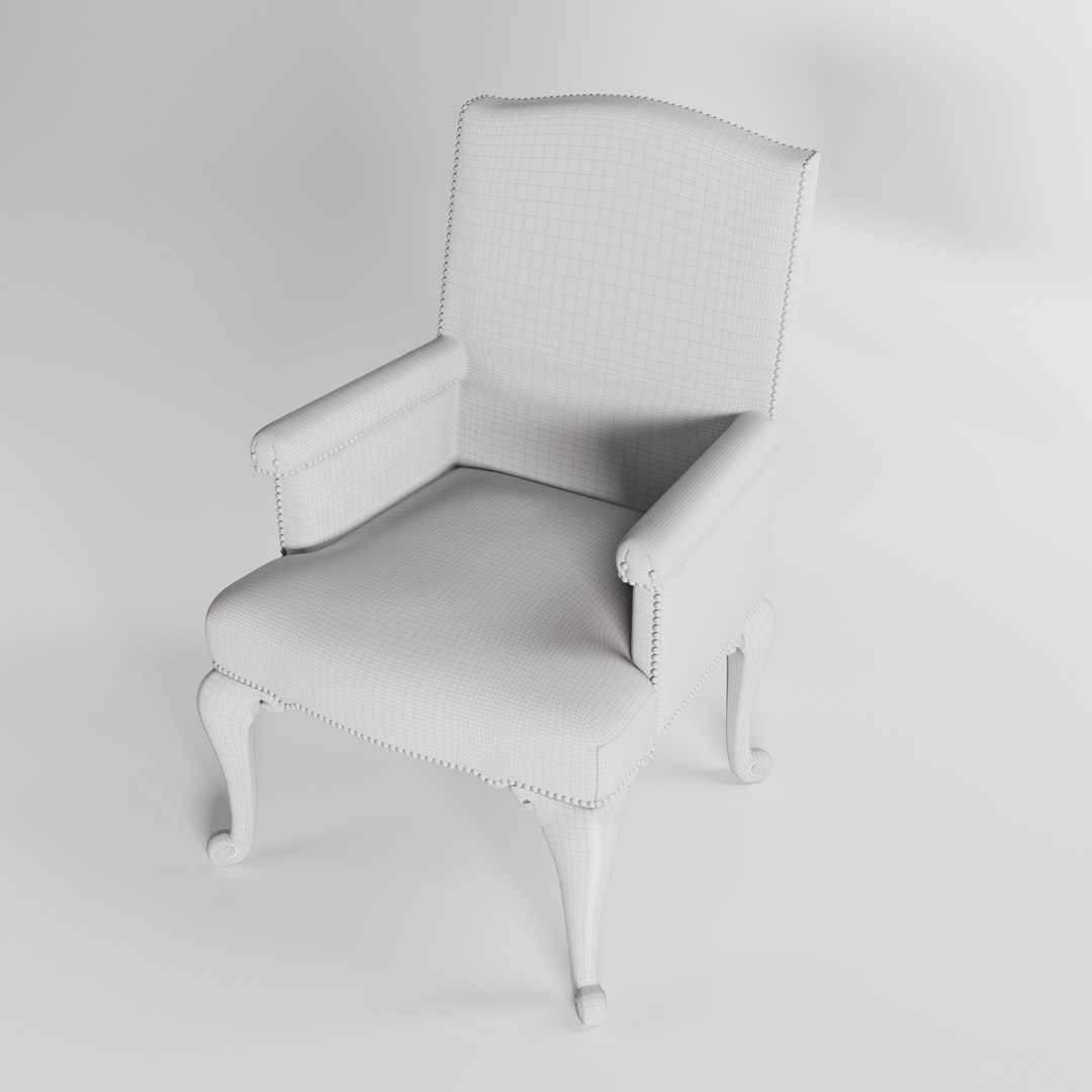 Victorian Style Armchair 3D Model - TurboSquid 2204664