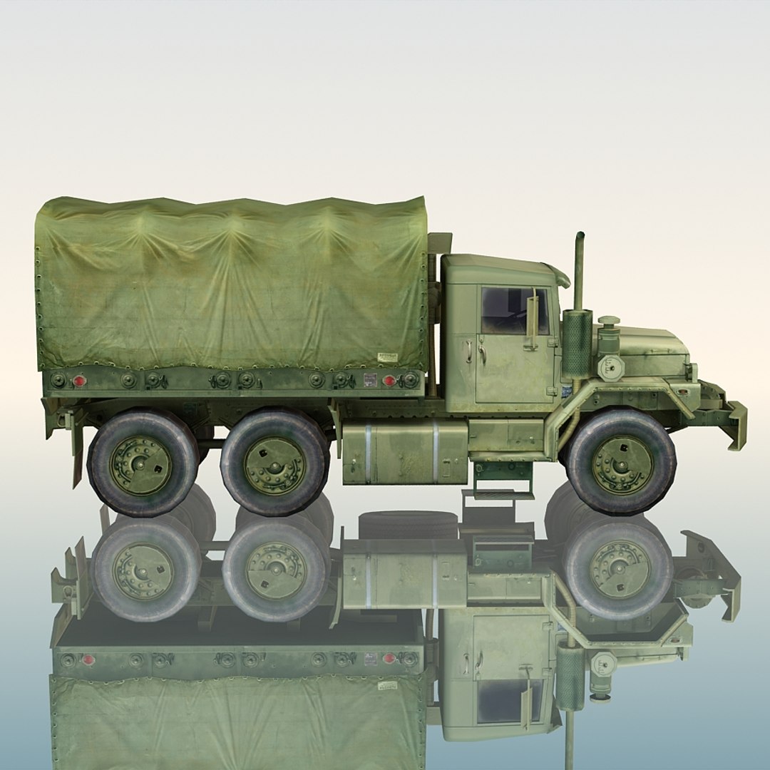 3d Military Truck M35 2½