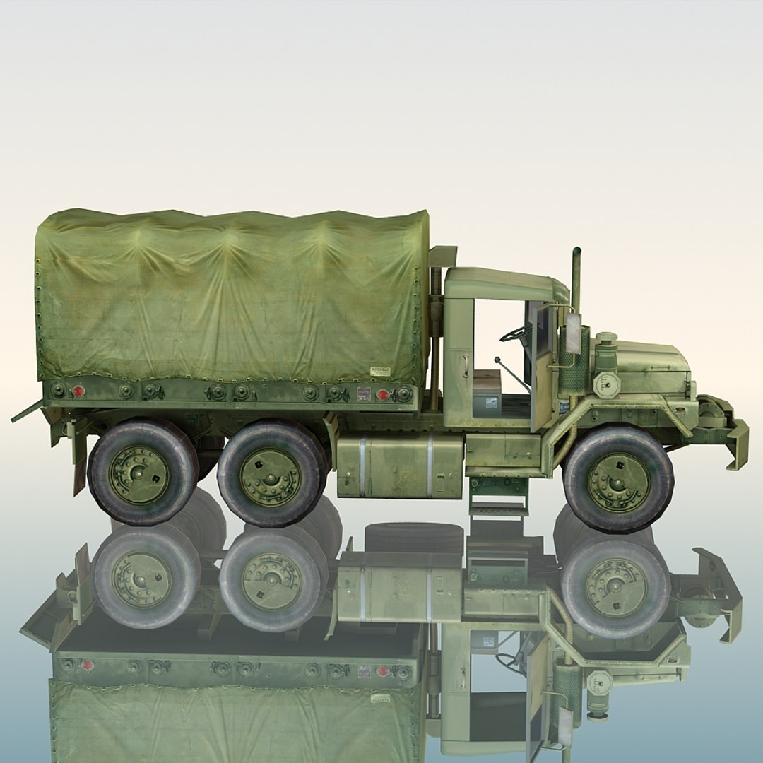 3d Military Truck M35 2½