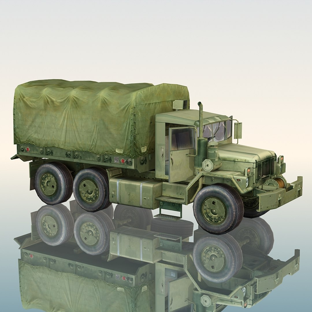 3d Military Truck M35 2½