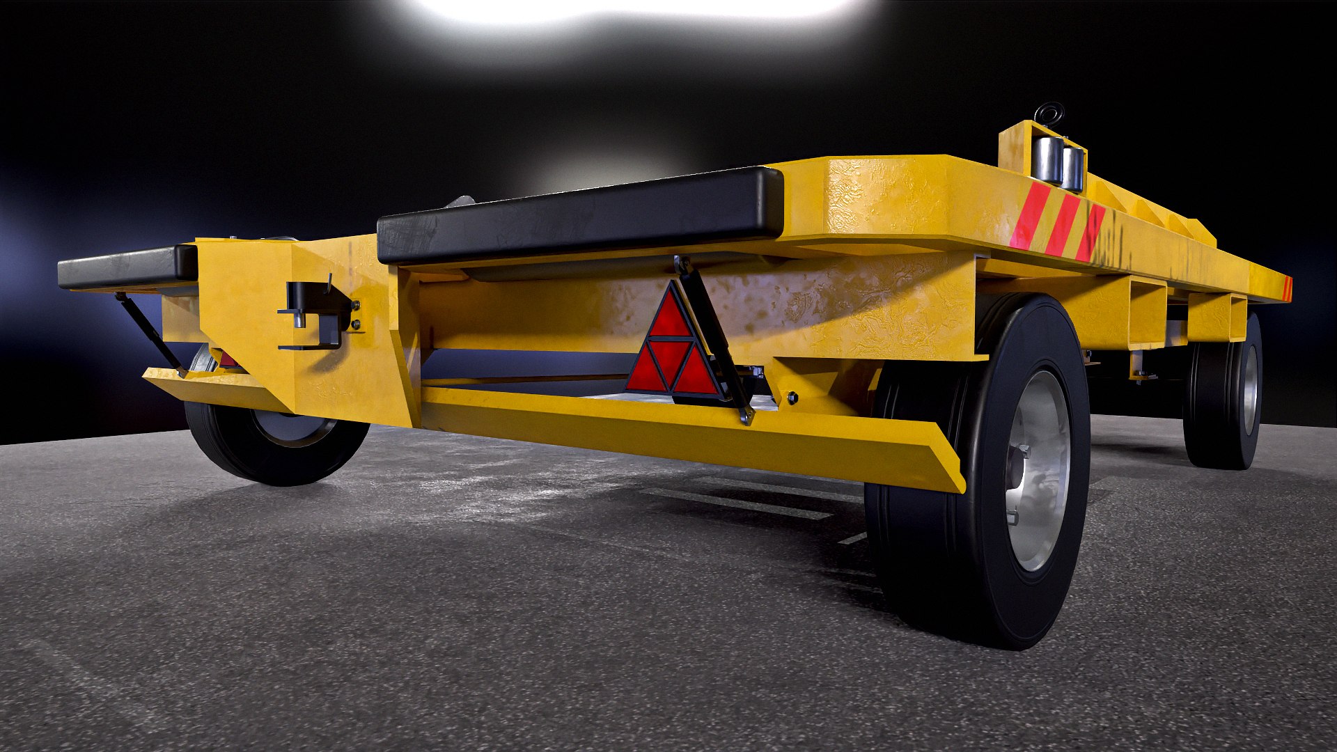 ULD Container And Trailer 3D Model - TurboSquid 1772462