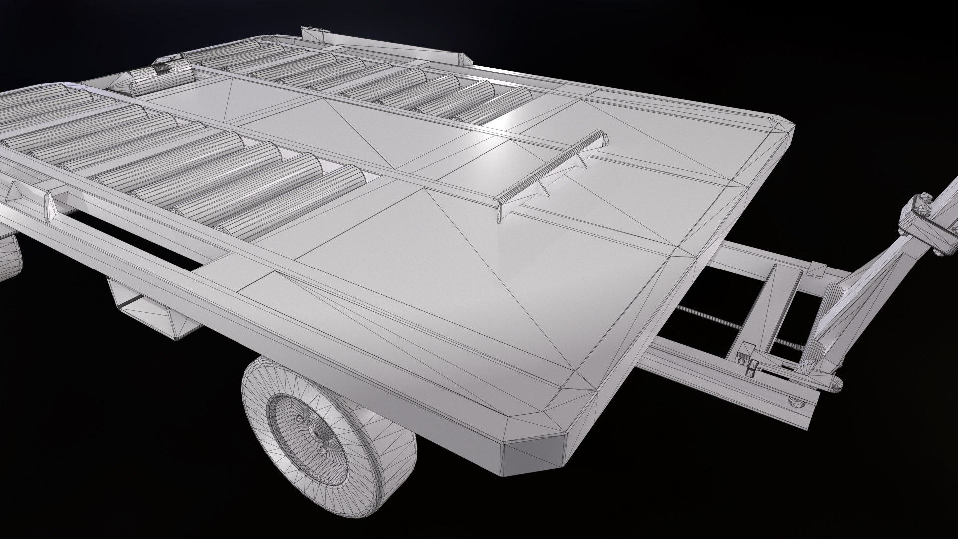 ULD Container And Trailer 3D Model - TurboSquid 1772462