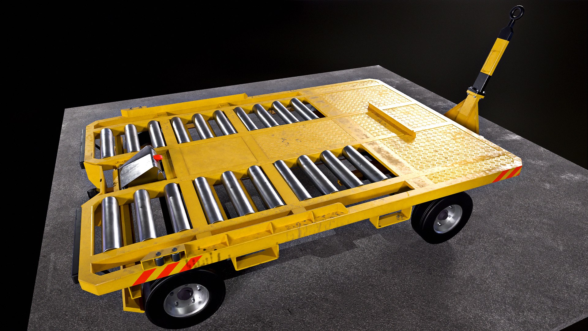 ULD Container And Trailer 3D Model - TurboSquid 1772462
