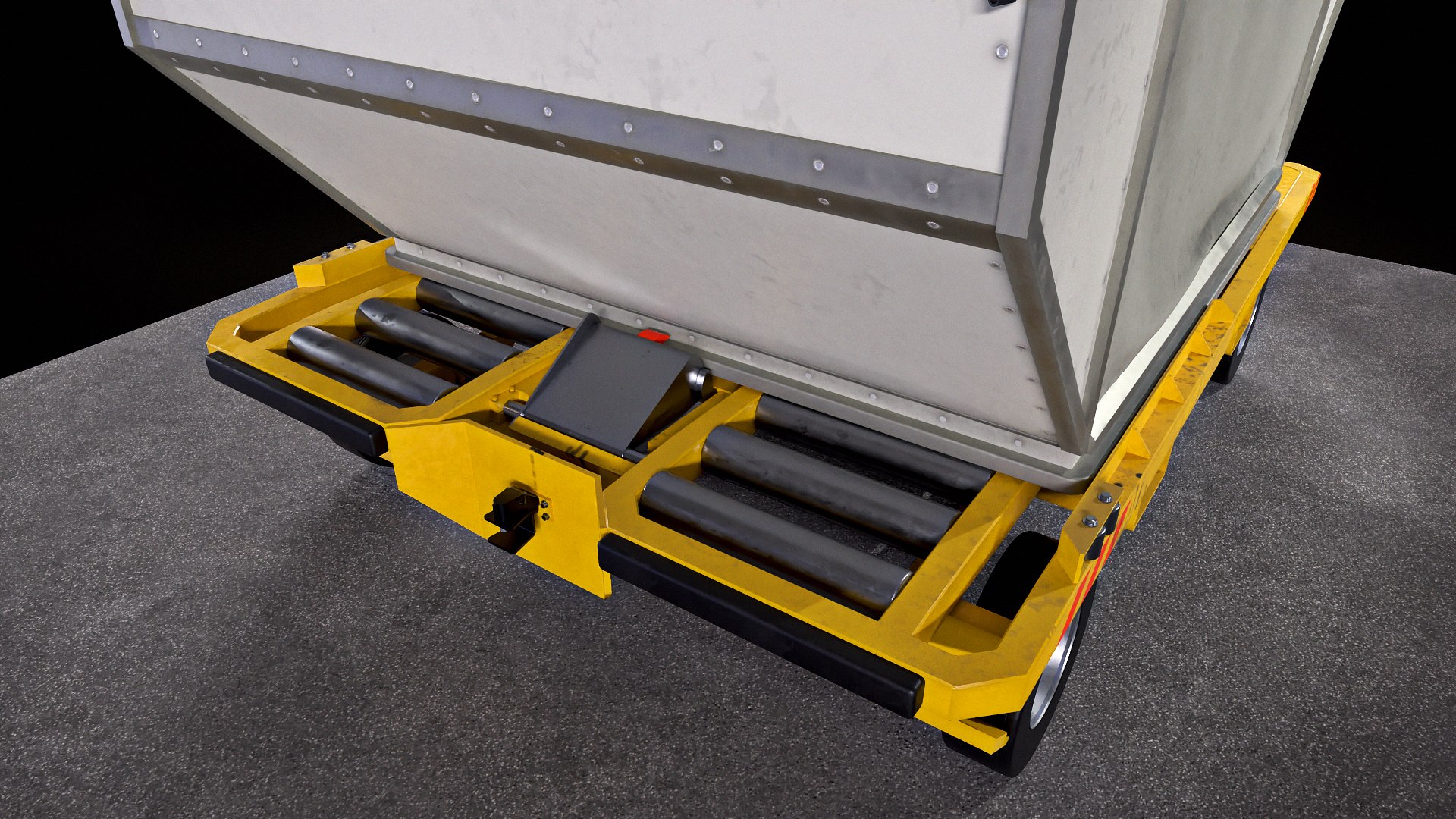 ULD Container And Trailer 3D Model - TurboSquid 1772462