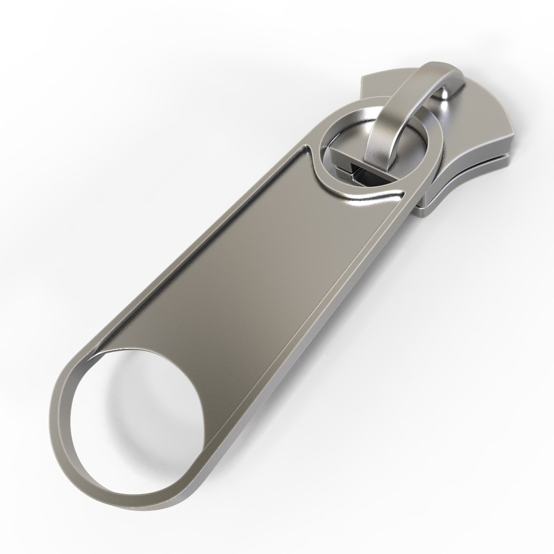 3d Model Zipper Tab