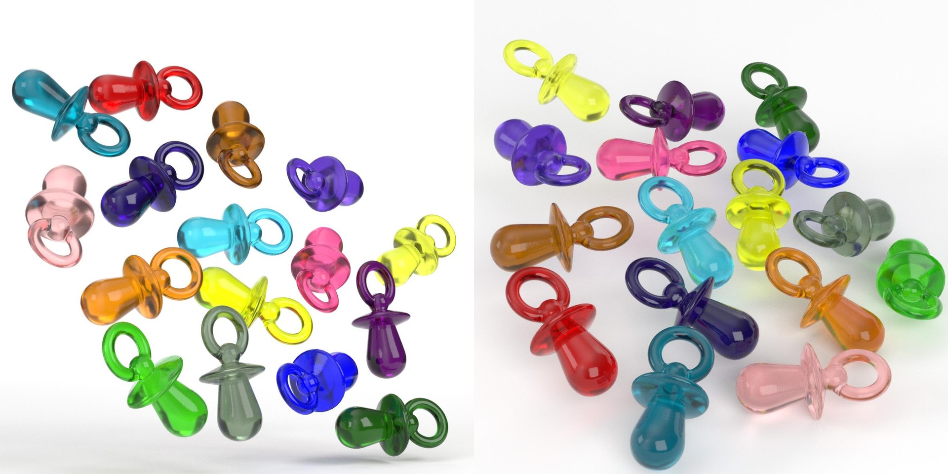 3D Decorative Mini Pacifiers 1 Model - TurboSquid 2186093
