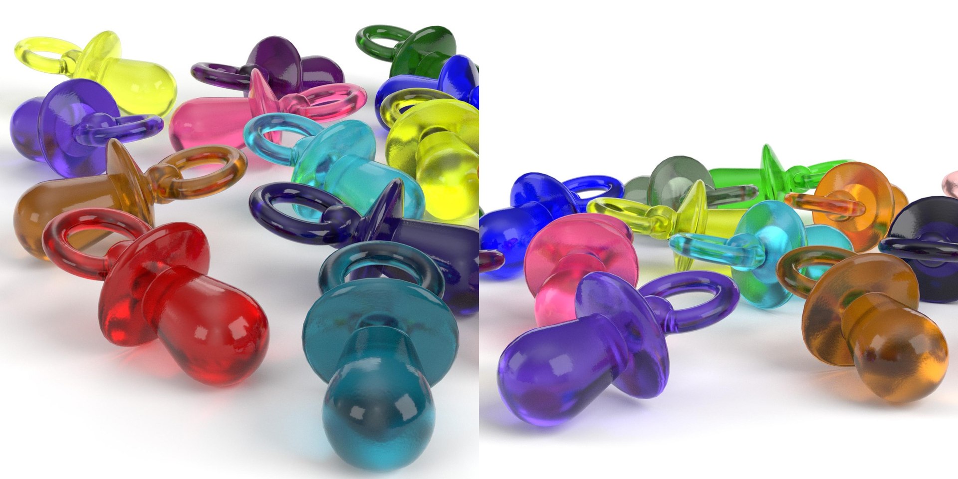 3D Decorative Mini Pacifiers 1 Model - TurboSquid 2186093