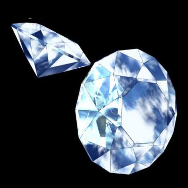 diamond precious stone 3d model