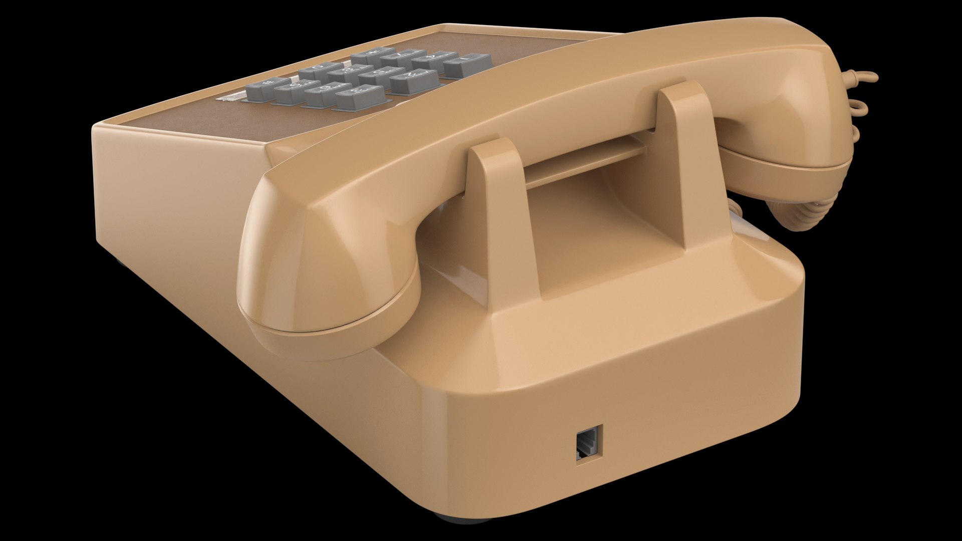 3D 2 Retro Phones Set - TurboSquid 2392323