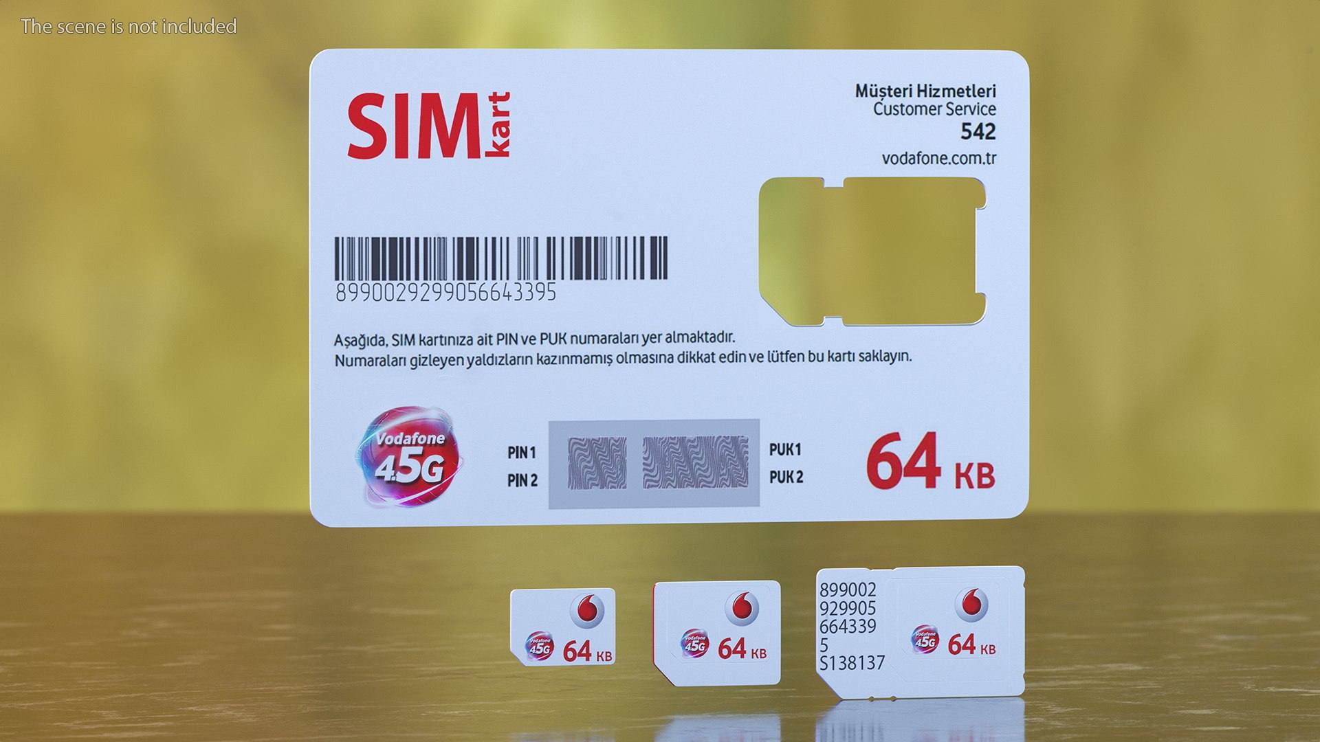 3D Vodafone Sim Card Types Model - TurboSquid 1951601