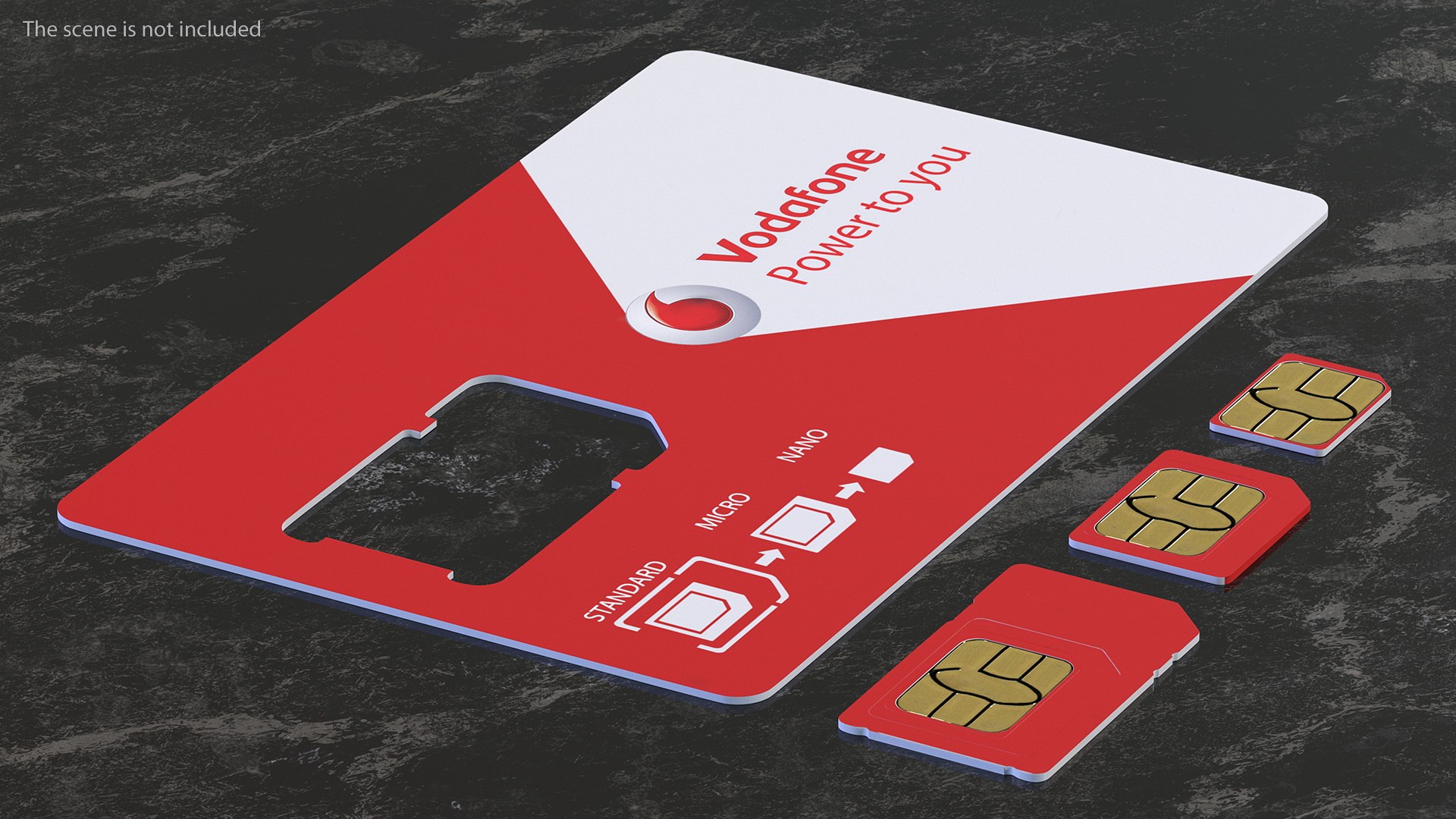 3D Vodafone Sim Card Types Model - TurboSquid 1951601