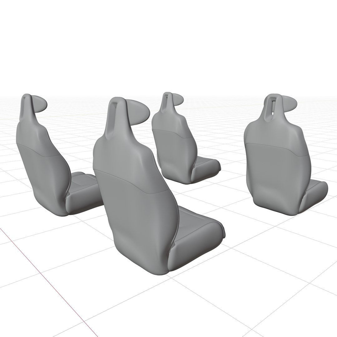 Car Seat 3D Model - TurboSquid 2309740