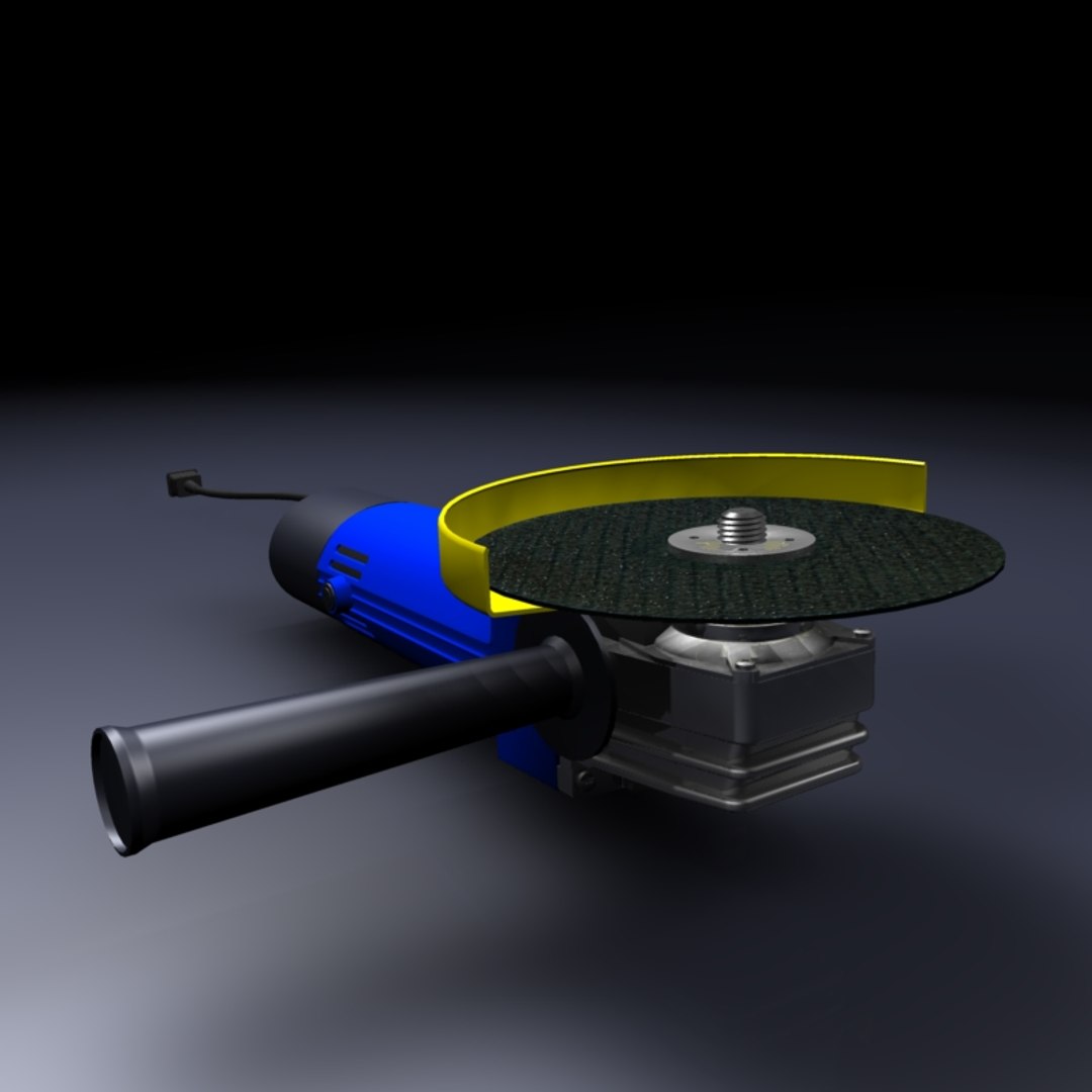 Angle Grinder 3d Model